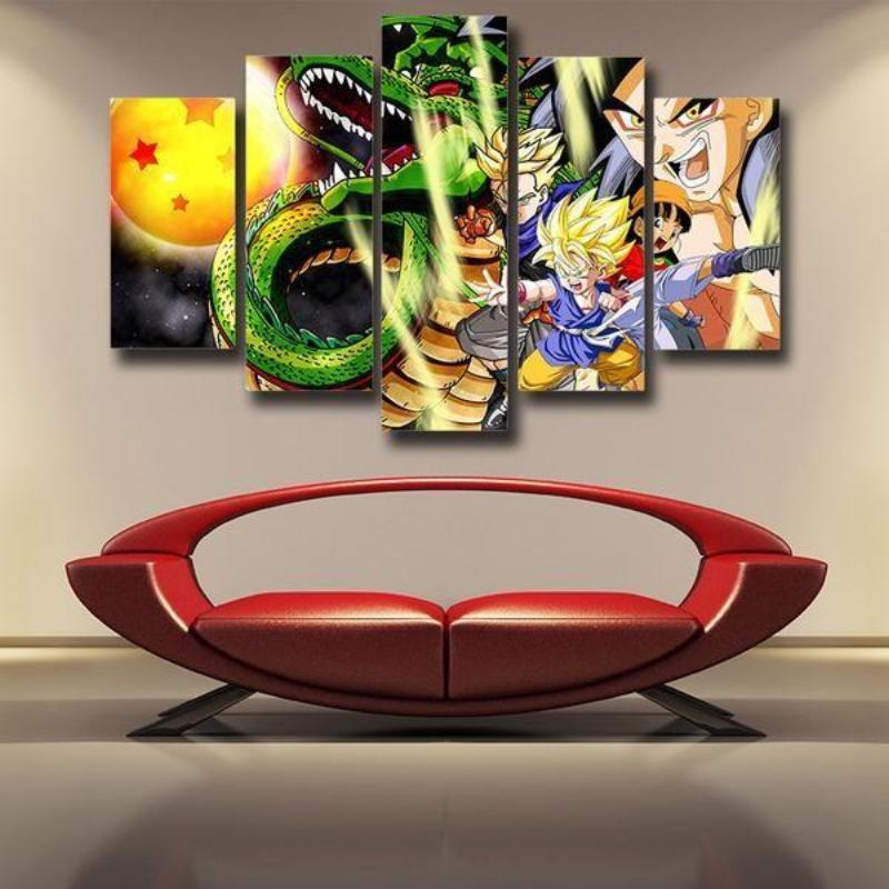 Anime Saiyan 3D Printed Saiyan Anime Canvas Collection - ANcrave